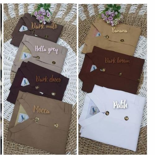 Jual Baju Bali Pakaian Adat Bali Pria Baju Safari - Dark Milo, XXL ...