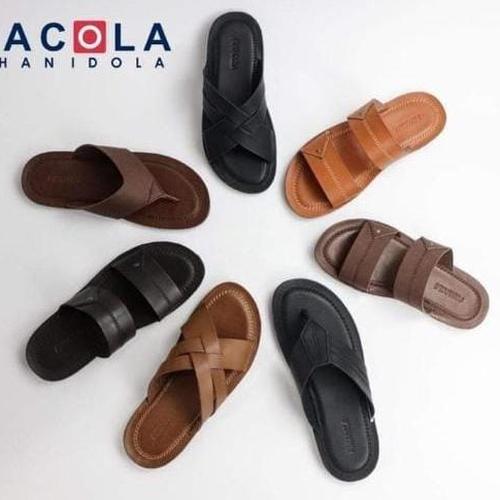 Jual sendal semi kulit pinacola original size 39 s/d 43 - Kota ...
