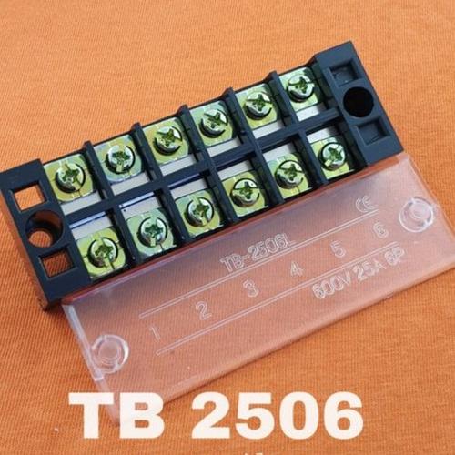 Jual ORIGINAL Terminal Blok TB 6 Pole 15A 25A Terminal block 6P 15 25 Amper - 6 POLE 15A ...