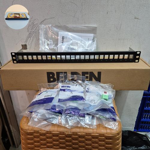 Jual BELDEN PATCH PANEL 24 PORT CAT 6 FULLSET, PATCH PANEL 24PORT CAT 6 ...