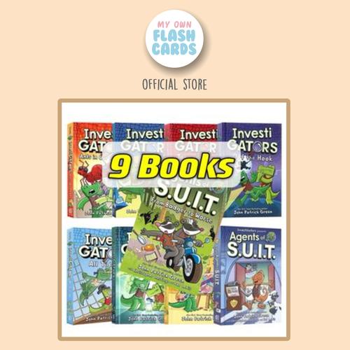 Jual Investigators set 7 Books Children Imported Full Color Comic Book ...