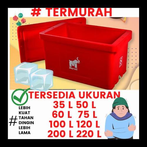 Jual Cooler Box Es Penyimpanan Makanan Minuman Beku Frozen Seafood Cool ...