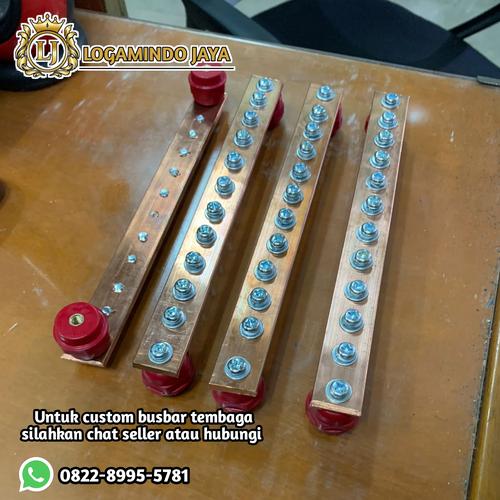 Jual Busbar Netral 3mm x 25mm x 300mm Busbar tembaga - Jakarta Barat ...