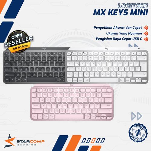 Promo Logitech MX Keys S Mini Keyboard Wireless - Merah Muda Cicil 0% ...