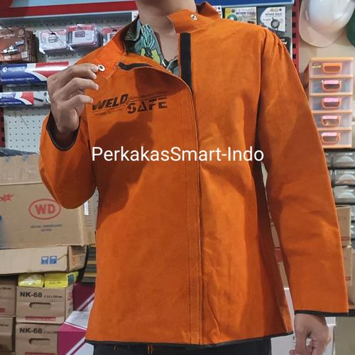 Jual WELDSAFE jaket las premium quality/baju las/baju kerja/seragam las ...