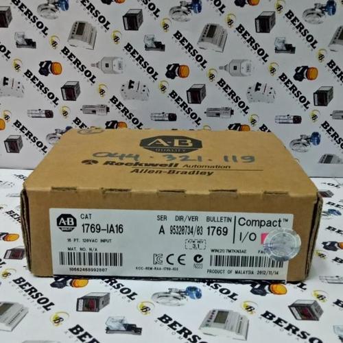 Jual PLC ALLEN BRADLEY 1769-IA16 COMPACTLOGIX 120VAC DIGITAL INPUT ...
