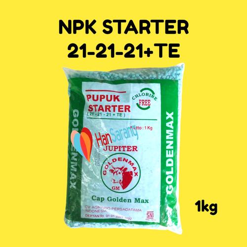 Jual GOLDENMAX JUPITER GOLDEN MAX 21-21-21 + TE NPK Starter 1 Kg - Kab ...
