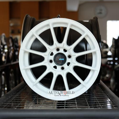 Jual Velg Original Konig Dial In Ring 15 PCD 4x100 ET 35 Gloss White ...