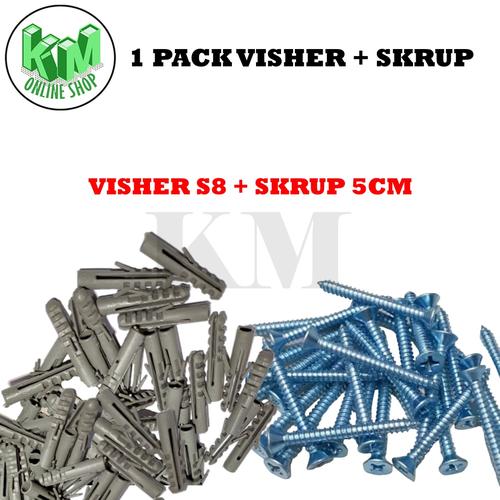 Jual Spiser S8 dan Skrup 5 cm Set Piser Sekrup Screw - Jakarta Barat - KM Onlinshop | Tokopedia