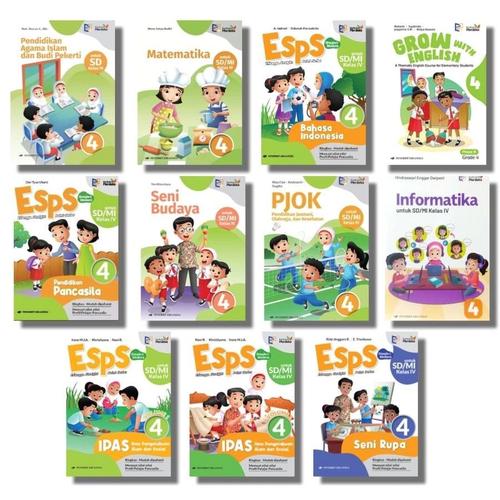 Jual Buku Erlangga Kurikulum Merdeka SD kelas 4 - Penerbit Erlangga | Series ESPS dan Mapel ...