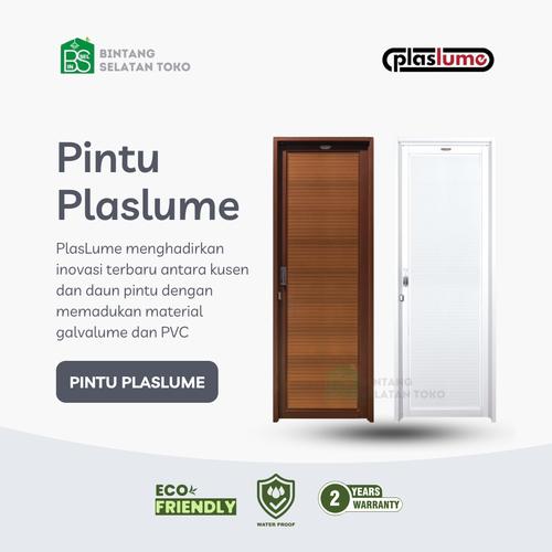Jual PINTU PLASLUME/PINTU DENGAN DAUN DAN KUSEN /PINTU PVC - Kota ...