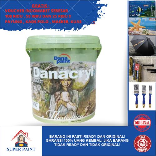 Jual CAT TEMBOK DANACRYL MATT DANAPAINT TINTING (BISA REQUEST WARNA) 2 ...