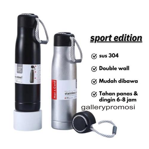 Jual Tumbler Tali Polos Stainless Steel SUS 304 500ML Tahan Panas ...