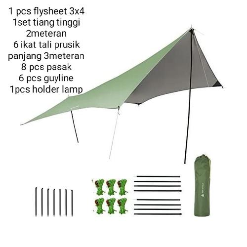 Jual tiang flysheet fly sheet set - Kota Cimahi - DeWara outdoor ...