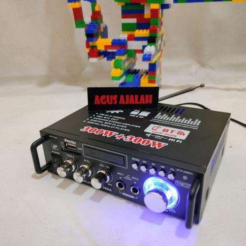 Jual BAYAR DI TEMPAT POWER AMPLIFIER BLUETOOTH SUBWOOFER 600WATT LED ...