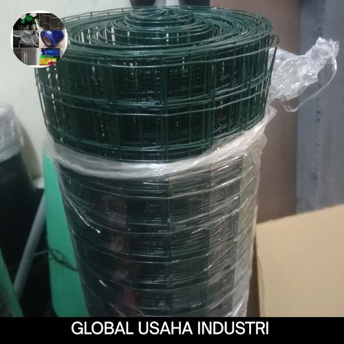Jual wire mesh pcv coated jarak kotak mesh (25mm) 1mm x 90cm x 1mtr ...