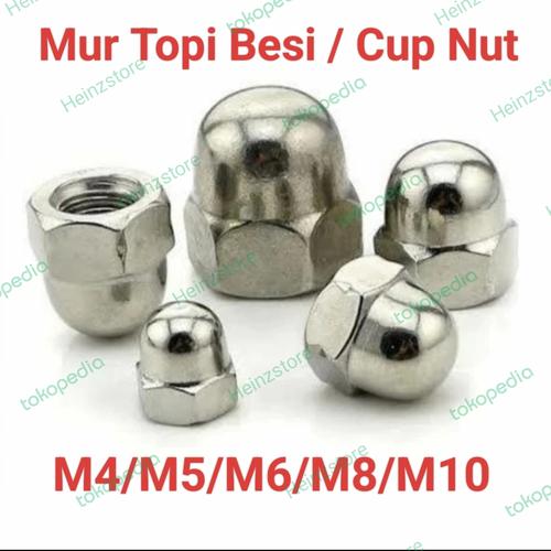 Jual Mur Topi Besi / Cup Nut Besi M4/M5/M6/M8/M10 - M5 - Jakarta Pusat ...