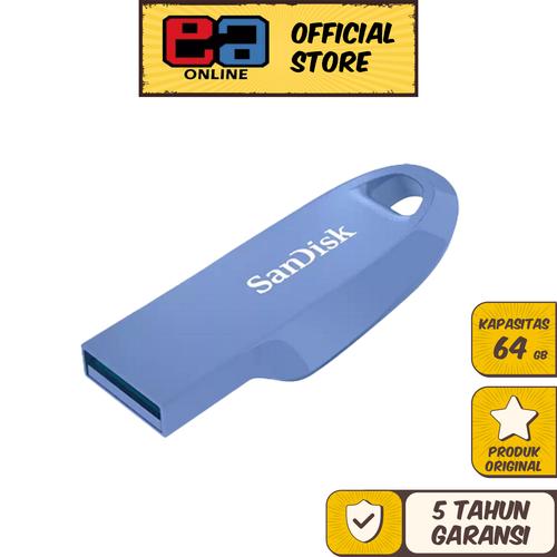Promo SanDisk CZ550 Ultra Curve USB 3.2 Flashdisk - 64GB - Navy Blue ...