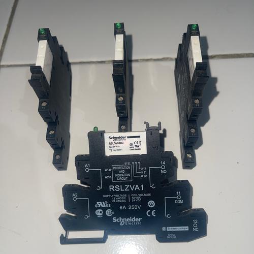 Jual Relay Schneider RSL1AB4BD 24VDC + Socket Relay RSLZVA1 / Relay Dan ...