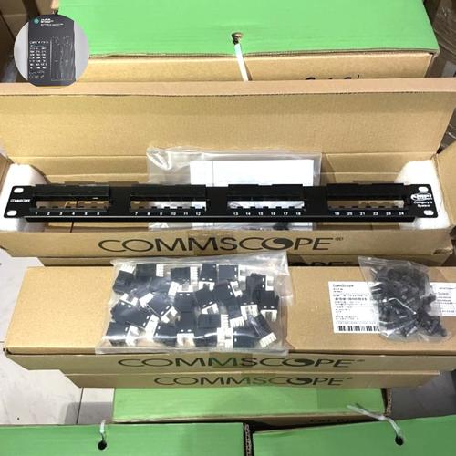Jual AMP Patch Panel CAT6 24Port AMP / amp Commscope 24 port Cat 6 ...