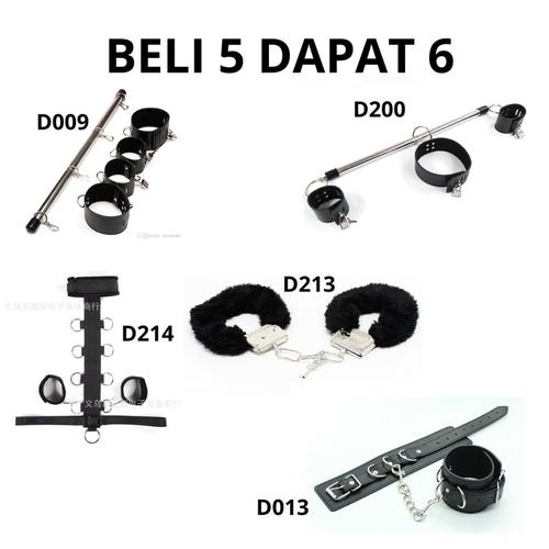 Jual M204 Bdsm Borgol ikat tangan dan kaki leher leather kulit bludru ...