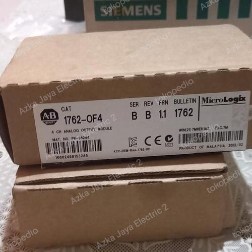 Jual PLC ALLEN-BRADLEY 1762-OF4 ANALOG OUTPUT MODULE - Jakarta Pusat - TEKNIK OTOMASI | Tokopedia