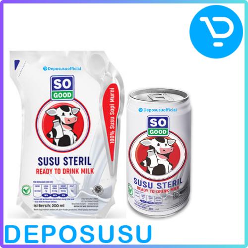 Promo Susu Sapi Steril So Good Pouch Kaleng - SG Pouch 200ml - Jakarta ...