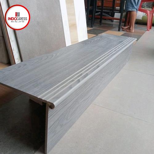 Jual granit pijakan anak tangga office grey doubel bevel 30x120 custom ...