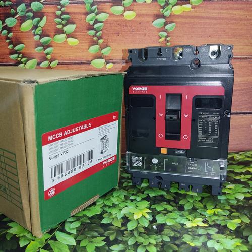 Jual MCCB Breaker adjustable VORGE VRX100F 3P 40A 32A 25A 16A 3Pole 3Phase setara NSX100F 3 P 3 ...