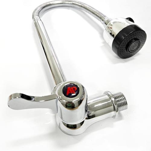 Jual Kran Leher angsa Flexible Besi 1/2" AP/Kran besi flex Engkel Dan ...