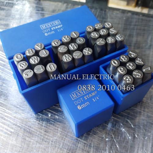 Jual Mastar Dot Stamp 6 Mm 1/4" Alat Ketok Huruf & Angka Titik Bintik ...