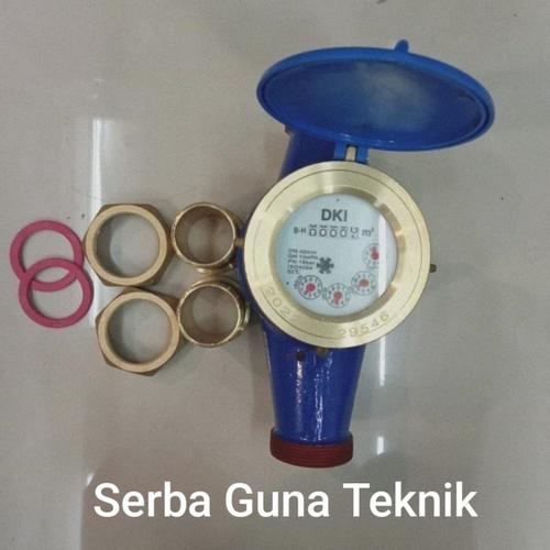Jual Meteran Air 2" inch DKI Flowmeter Flow Water Meter Drat DN 50 mm ...