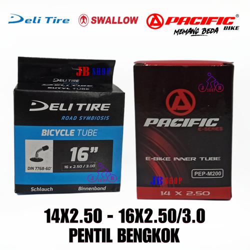 Jual BAN DALAM SEPEDA LISTRIK 14 16 X 2.50 250 2.75 275 3.0 3.00 14x2 ...