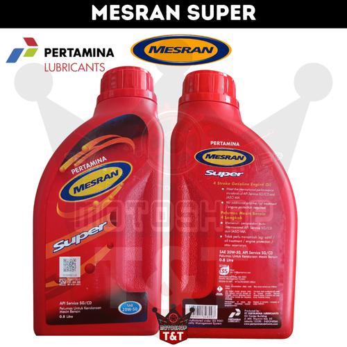 Jual Oli Pertamina Mesran Super - 1L, + Bubble&Kardus - Kota Surabaya ...