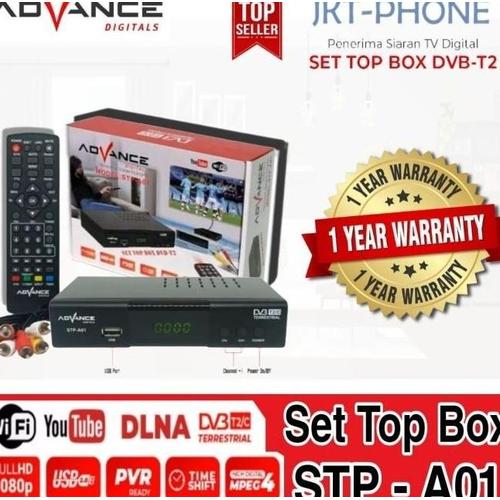 Jual TEKNIK-INDO STB SET TOP BOX ADVANCE STP-A01 DVB-T2 RECEIVER TV ...