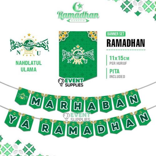 Jual Banner Set Idul Fitri Organisasi Nahdlatul Ulama / NU Nahdliyin ...