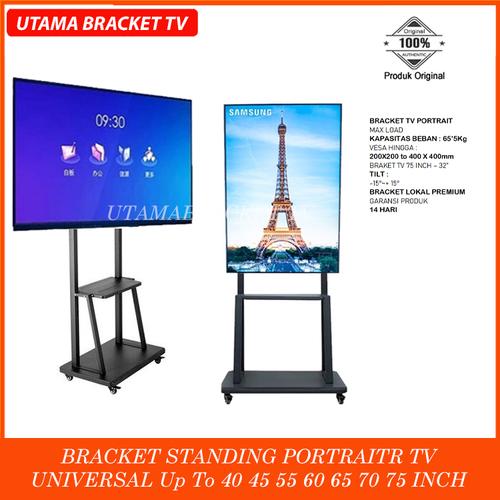 Jual BRACKET PORTRAIT/BRACKET TV/BRACKET STANDING TV 32"-75" INCH - 32 ...