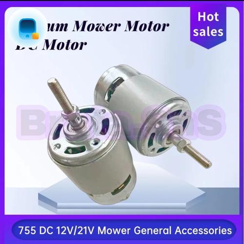 Jual Dinamo DC Motor RS-755 12V dan 21V Mesin Potong Rumput Lawn Mower ...