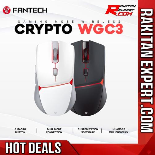 Promo Fantech WGC3 DUAL MODE Wireless Gaming Mouse Rechargeable PIXART 3325 - Hitam - Jakarta ...