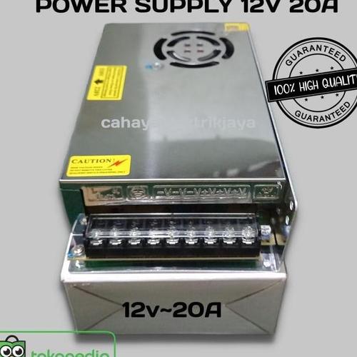 Jual TEKNIK-INDO POWER SUPPLY 12V 20A / SWITCHING POWER SUPPLY 12V 20A ...