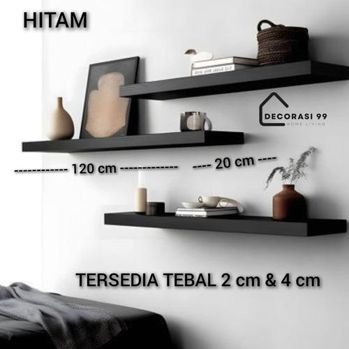 Promo Ambalan dinding Panjang variasi 80,100,120 cm, Lebar 20 cm, Tebal ...
