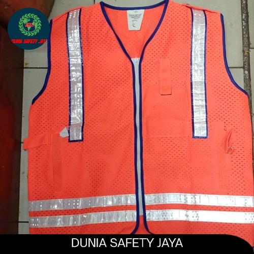 Jual SAFETY VEST / ROMPI SAFETY JALA/ROMPI JARING ORANGE /ROMPI PROYEK ...