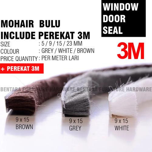 Jual Sifan Mohair Window Door Seal - Include Double Tape Peredam ...