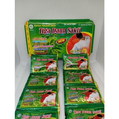 Jual TIGA DAUN SAKTI KAPSUL (1 hanger isi 20 sachet) herbal - Kab ...