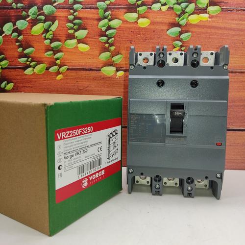 Jual MCCB Breaker VORGE VRZ250F 3P 250A 225A 200A 160A 125A 100A 3Pole 3Phase setara EZC250F 3 P ...