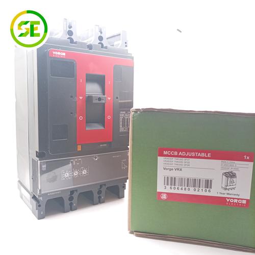 Jual MCCB Breaker adjustable VORGE VRX630F 3P 630A TM630D 3Pole 3Phase ...