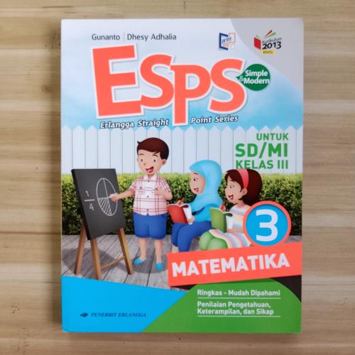 Jual ESPS Matematika Kelas 3 SD ORIGINAL - Kab. Sukoharjo - anekabuku421 | Tokopedia