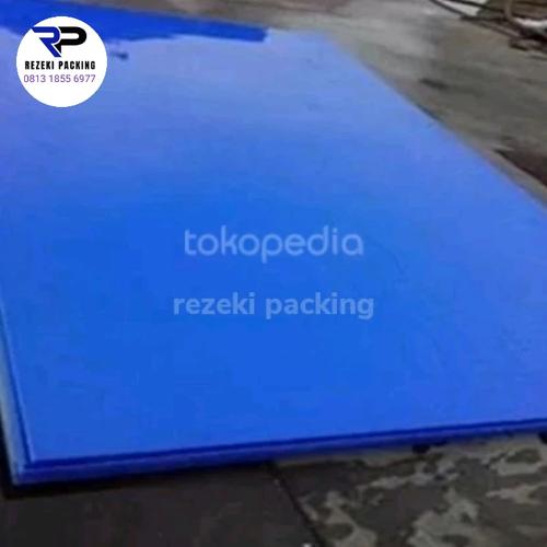 Jual Nylon blue sheet/PE Biru Lembaran HDPE 8mm 100cm x 200cm - Jakarta ...