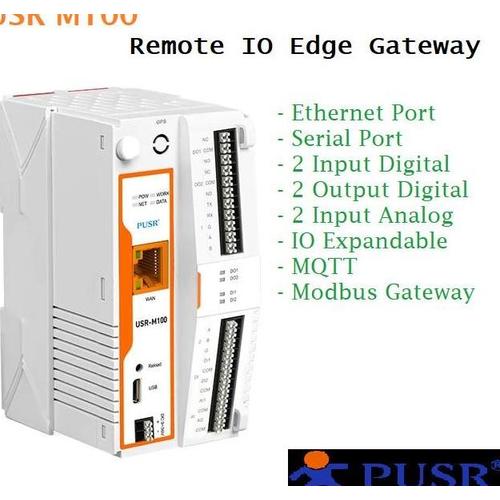 Jual TEKNIK-INDO USR M100 IOT GATEWAY INDUSTRIAL ETHERNET REMOTE IO ...