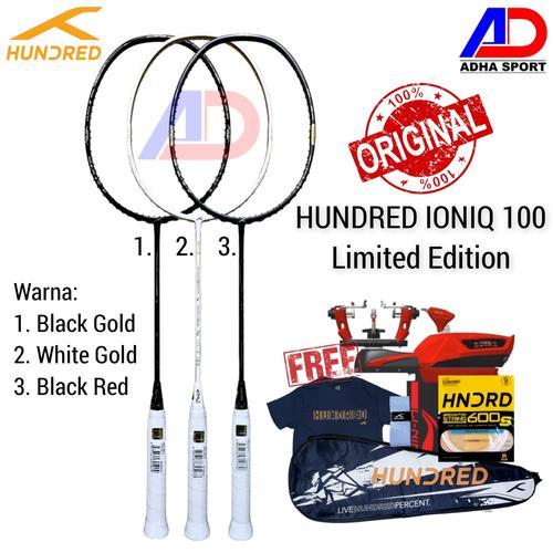 Promo Raket Badminton Hundred IONIQ 100 Raket Bulutangkis Original ...